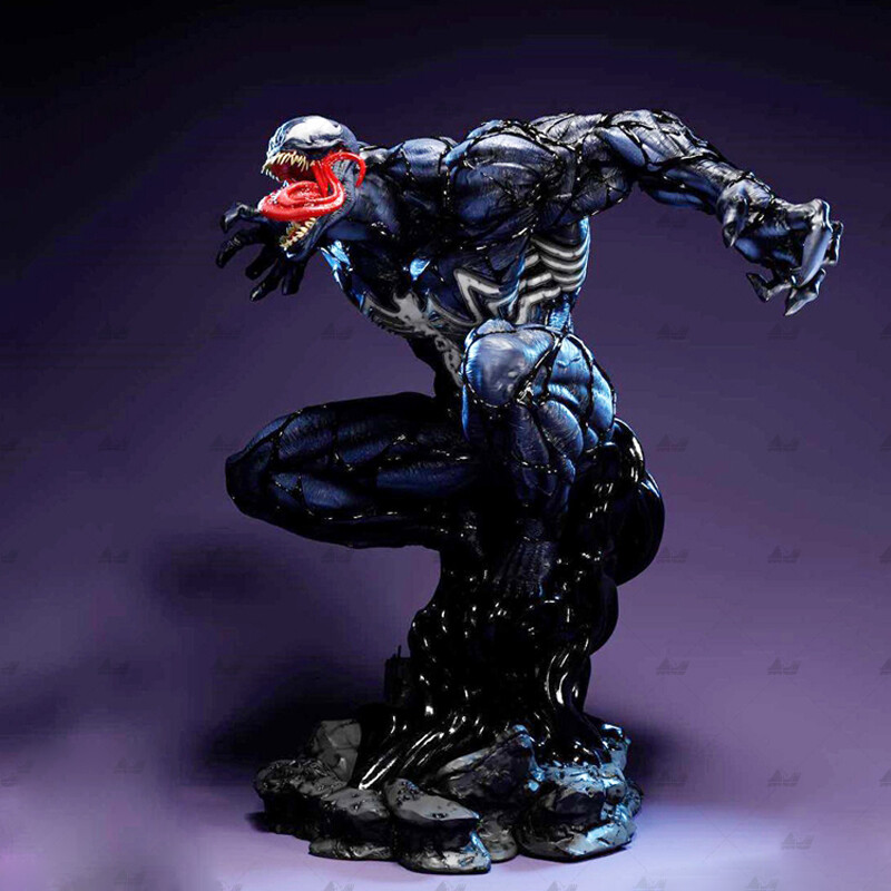 1/8 1/6 Venom 3D Printing GK Figure Model Kit Unpainted Unassembled ...
