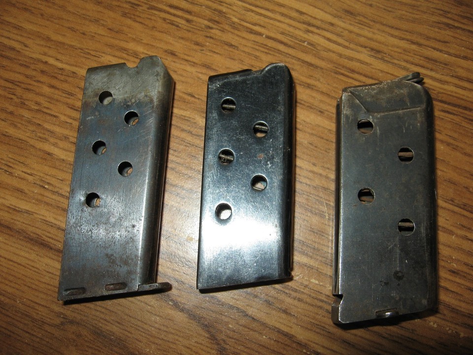 Three 25 acp magazines, Colt 1908? and two others | eBay