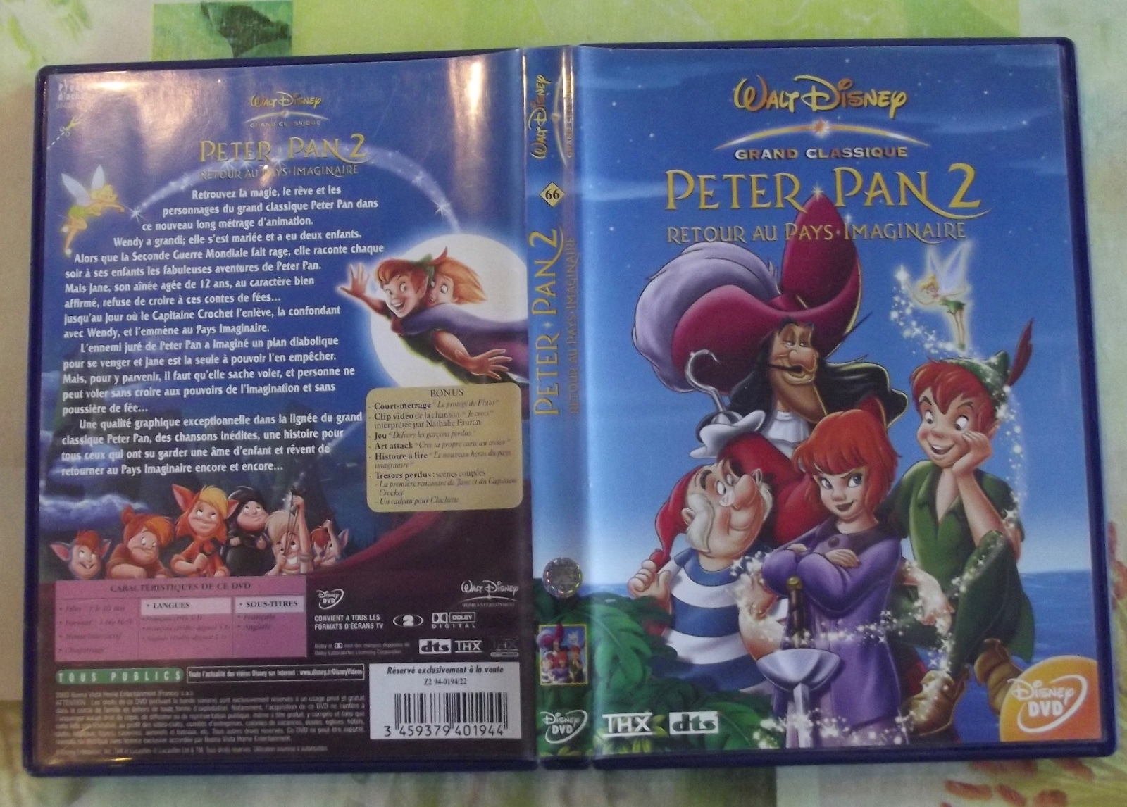 Peter Pan 2 Dvd Cover