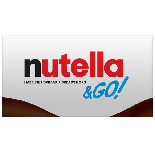 Nutella & GO! Bulk 12 Pack, Hazelnut and Cocoa Spread with Breadsticks ...