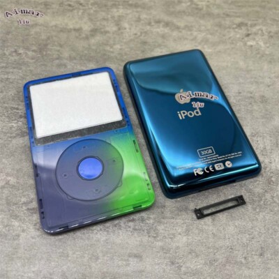 Color Blue Front Back Housing Case Cover Click wheel for iPod 5th Gen ...