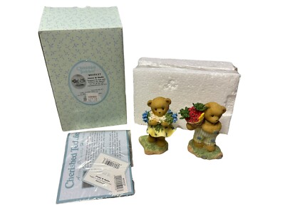 Cherished Teddies 4010127 Jimmy & Akaila 2007 Veggies and Flowers 2 Pc ...