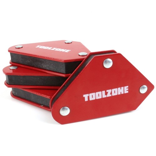 MINI 10LB ANGLED WELDING MAGNETS Workshop Garage Soldering Metalwork ...