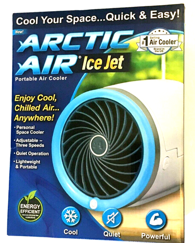 Arctic Air Ice Jet Portable Air Cooler Multi-Color Nite Light 3-Speed ...