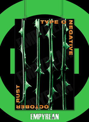 Type O Negative October Rust LP Album Poster Art Print | eBay