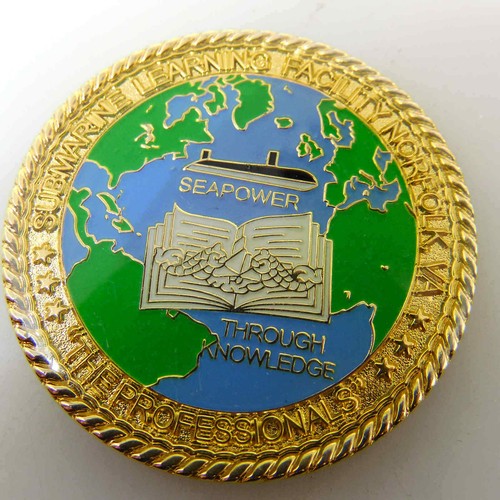 USN SUBMARINE LEARNING FACILITY NORFOLK VA CHALLENGE COIN | eBay