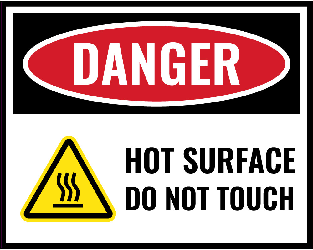 Warning Hot Surface Do Not Touch