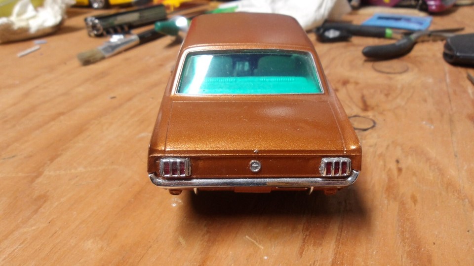Vintage- Original 1965 Mustang Plastic Built-Up Model Car- Excellent ...