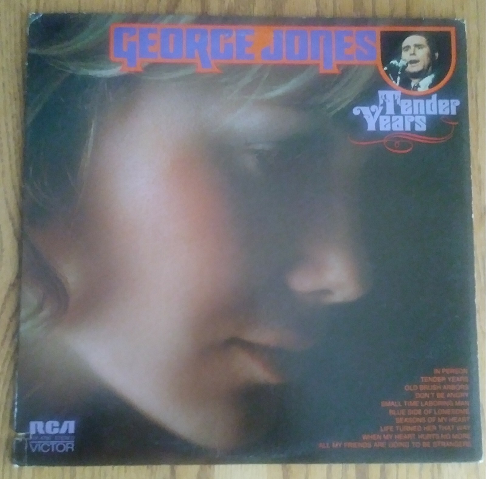 GEORGE JONES - TENDER YEARS - 1972 RCA VICTOR RECORDS VINYL LP - (VG ...