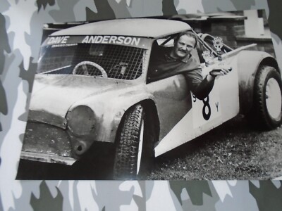DAVE ANDERSON YORK RACING DRIVER VINTAGE PRESS PHOTOGRAPH 17/25 cm M26 ...