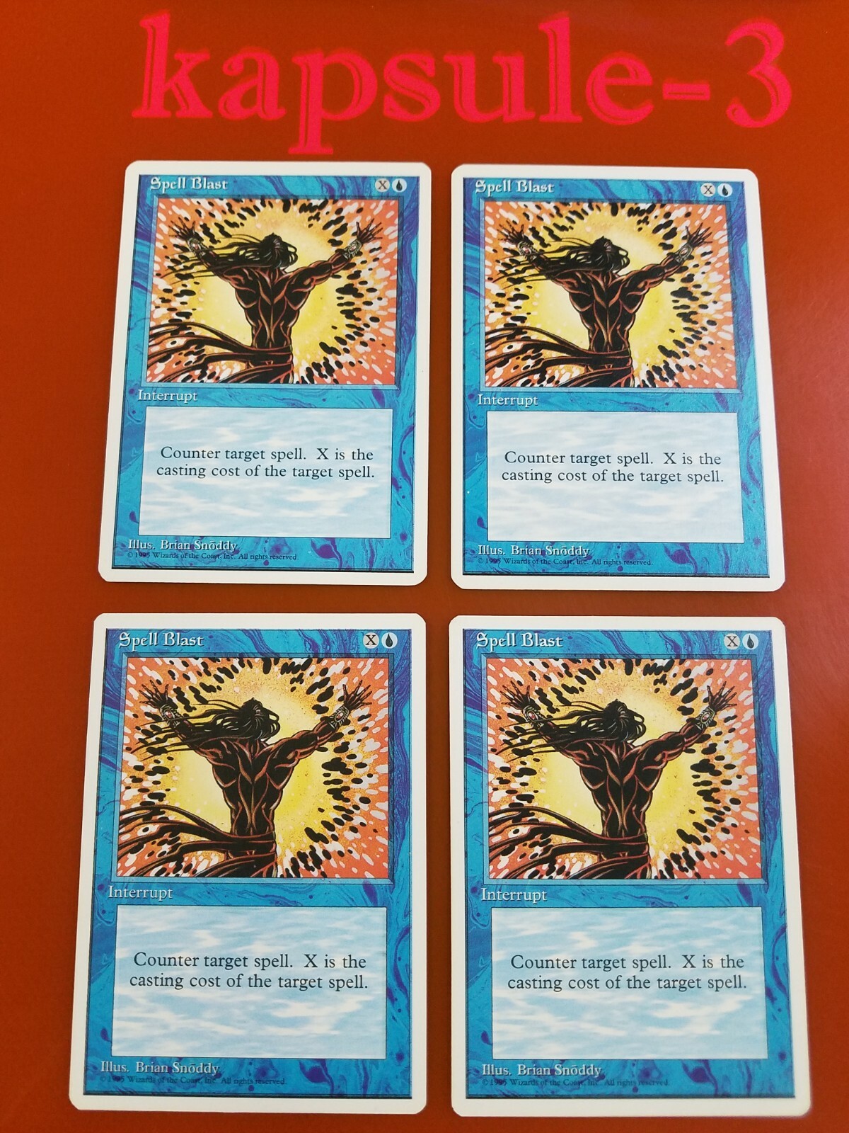 4x Spell Blast | 4th Edition | MTG Magic Cards | eBay