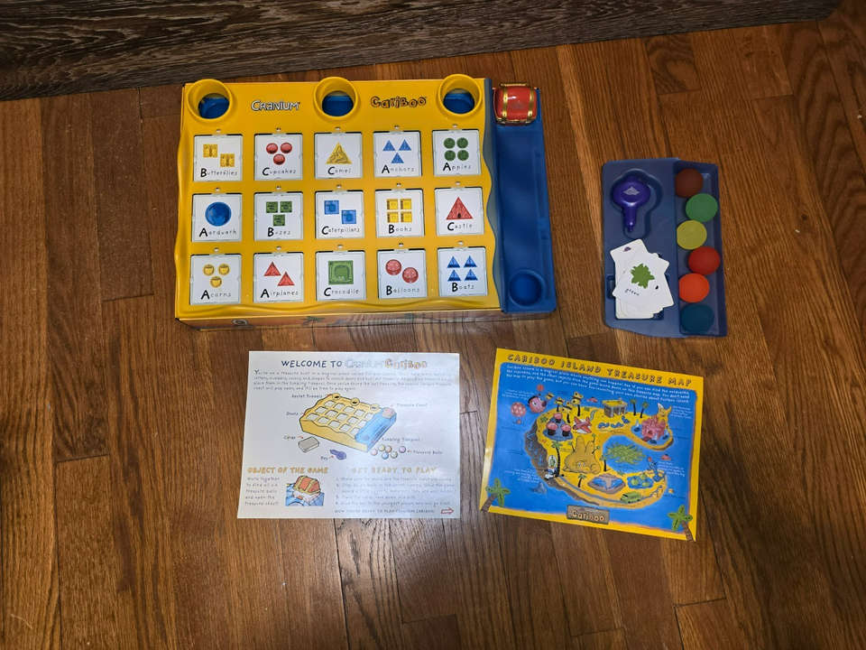 Cranium Cariboo Board Game 2002 A Magical Treasure Hunt Game Ages 3-6 ...