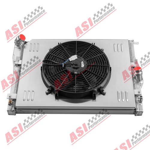 2 ROW Aluminum Radiator +Shroud Fan+ Relay For 06-13 BMW 128i 328i Z4 ...