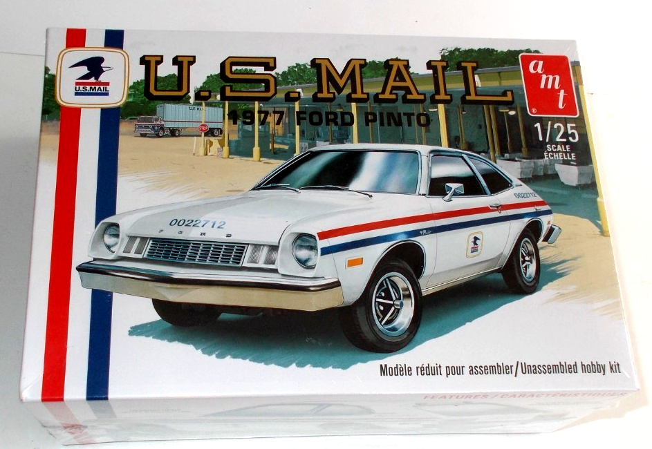 AMT 1/25 Scale U.S. Mail 1977 Ford Pinto Model Kit, SEALED | eBay
