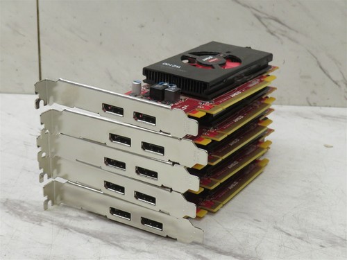 Lot of 5 HP AMD FirePro W2100 2GB DDR3 Dual Display Port Video Card | eBay
