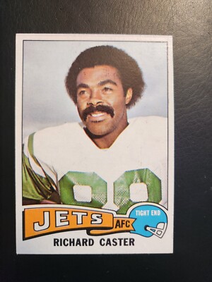 RICHARD CASTER 1975 TOPPS #515 JETS TE | eBay