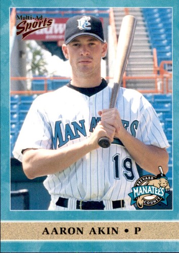 1999 Brevard County Manatees Multi-Ad #5 Aaron Akin Manhattan Kansas KS ...