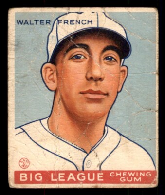 1933 Goudey Baseball #177 Walter French PR | eBay
