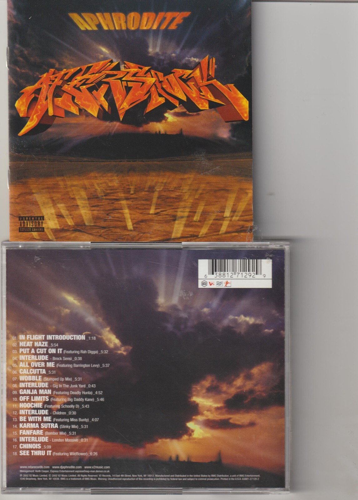 APHRODITE Aftershock CD VG+ PA | eBay