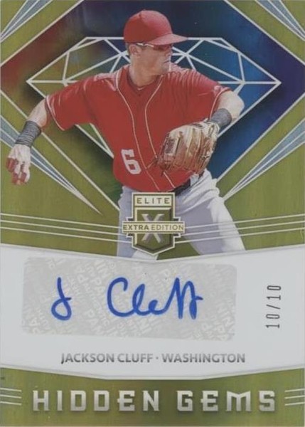 2020 Panini Elite Extra Edition - Hidden Gems Gold #HG-JC Jackson Cluff ...