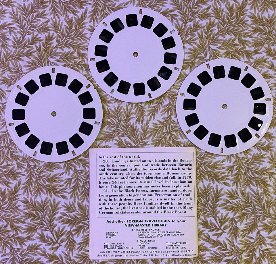 View Master Reel Set 1575 A,B,C Germany | eBay