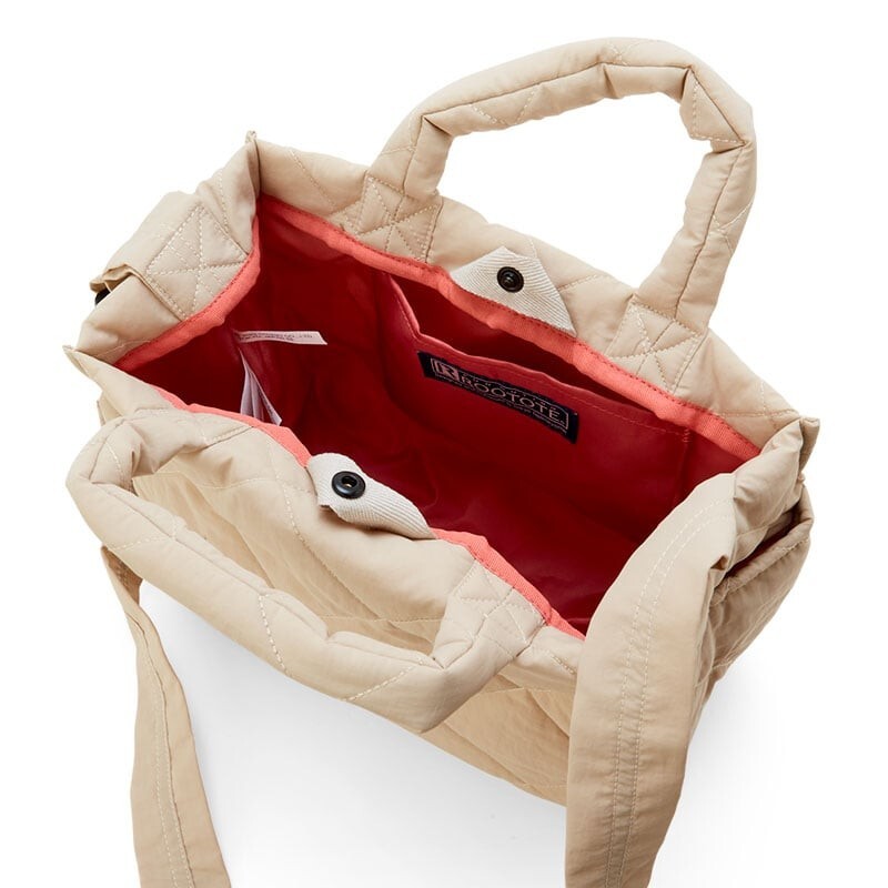 Hello Kitty ROOTOTE Deli Quilt Bag 2way Tote, Shoulder Bag Beige Sanrio 2023 New | eBay