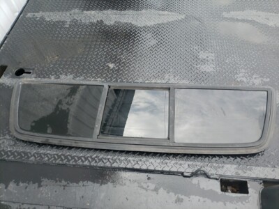 01-04 Toyota TACOMA Rear Back Sliding Slider Glass W/ Rubber Trim Fa🏭 ...