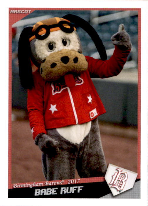 2017 Birmingham Barons Grandstand #30 Babe Ruff MASCOT - NM Baseball ...