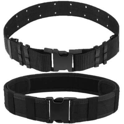 Tactical Combat Gear Security Belt Outdoor Military Adjustable Heavy ...