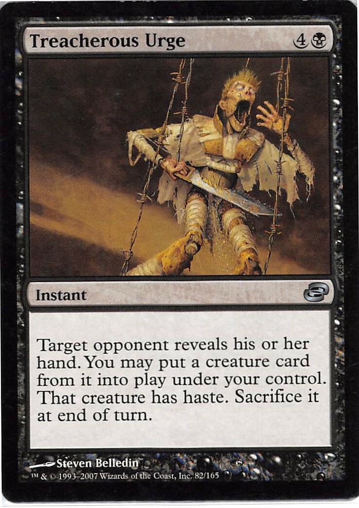 Treacherous Urge *Uncommon* Magic MtG x1 Planar Chaos MP | eBay