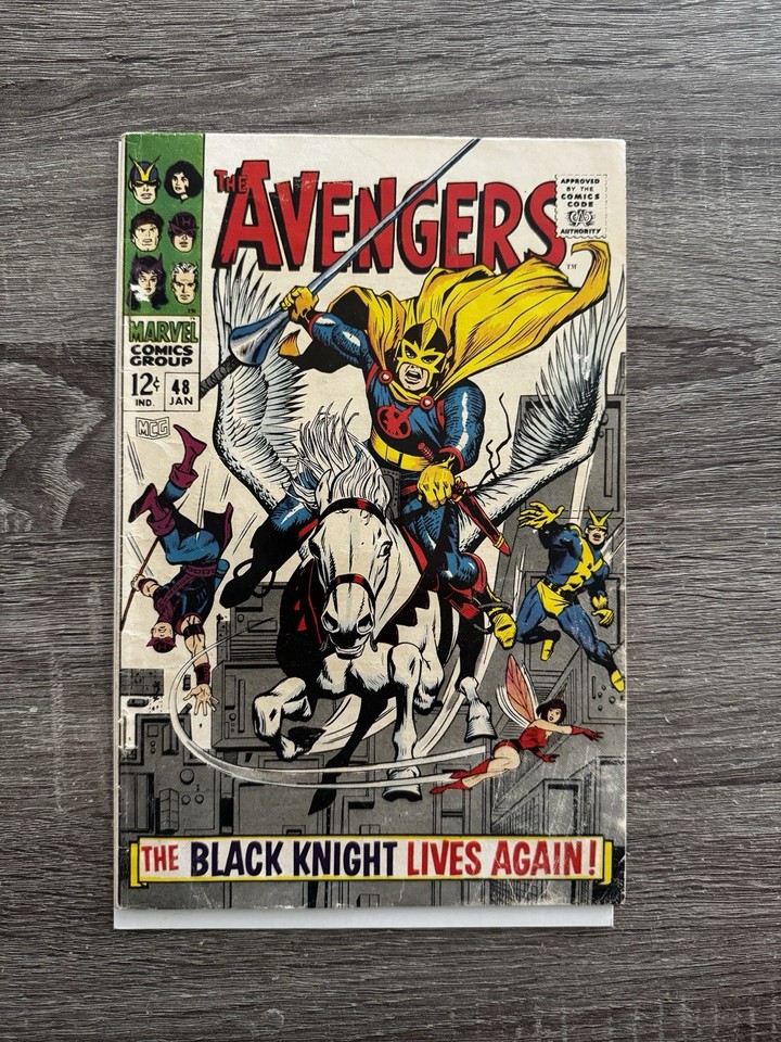 Avengers (1963) #48 1st Black Knight George Tuska Marvel Comics | eBay
