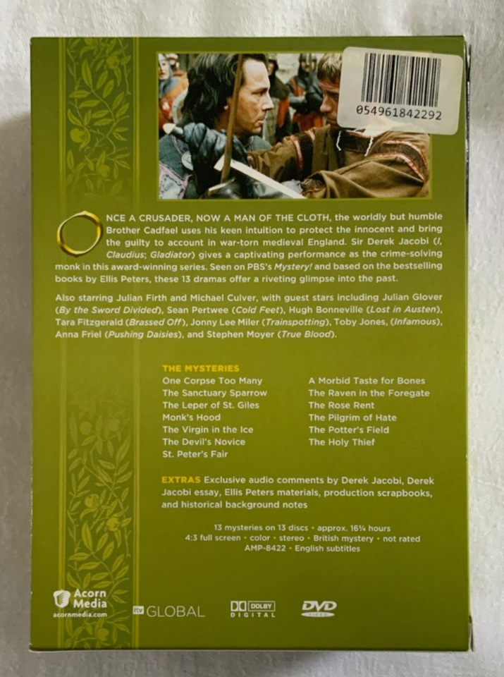 CADFAEL: The Complete Collection Seasons 1-4 (DVD 13-Disc) Acorn ...