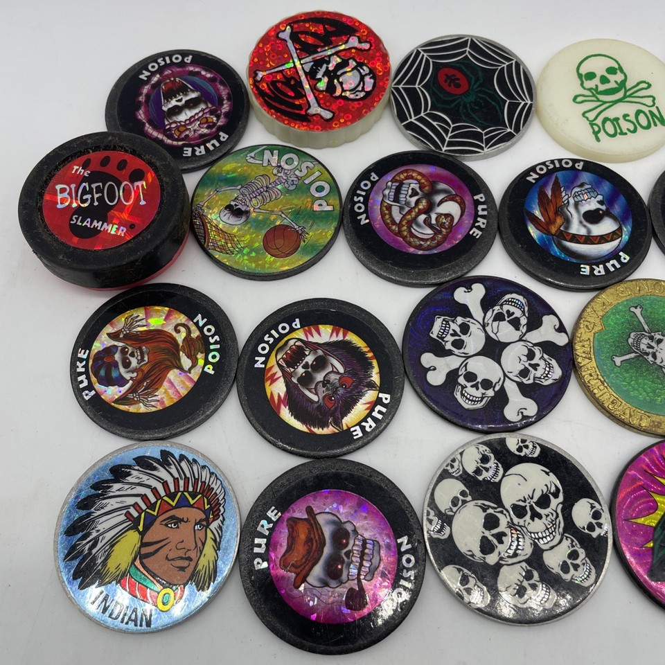 Pogs SLAMMER Lot Vintage 90s Lot Of 25 | eBay