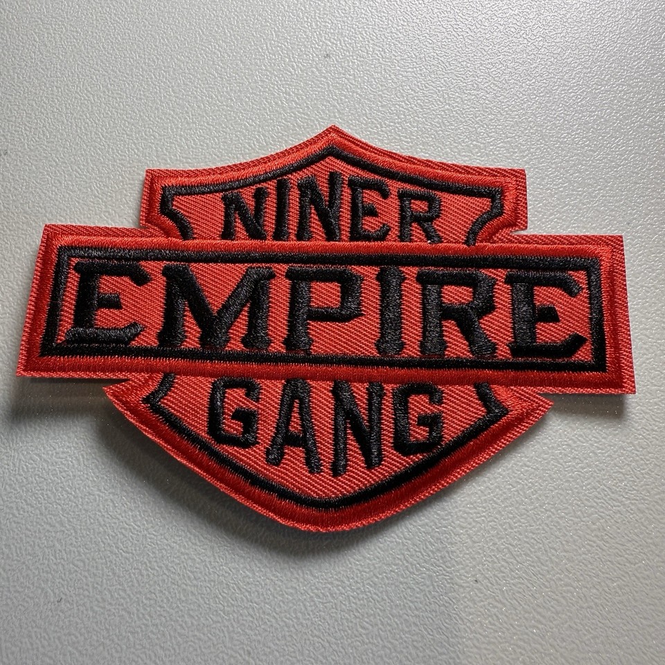 🔥San Francisco 49ers EMPIRE BANG BANG NINER GANG Iron On Embroidered ...