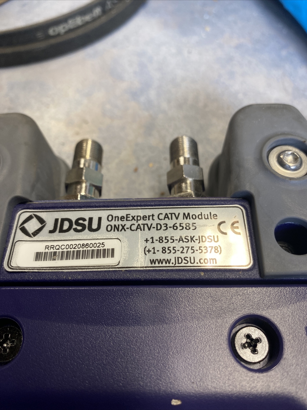 Viavi JDSU DOCSIS CATV Module ONX-CATV- D31-42-85-10-12 For OneExpert Analyzer | eBay