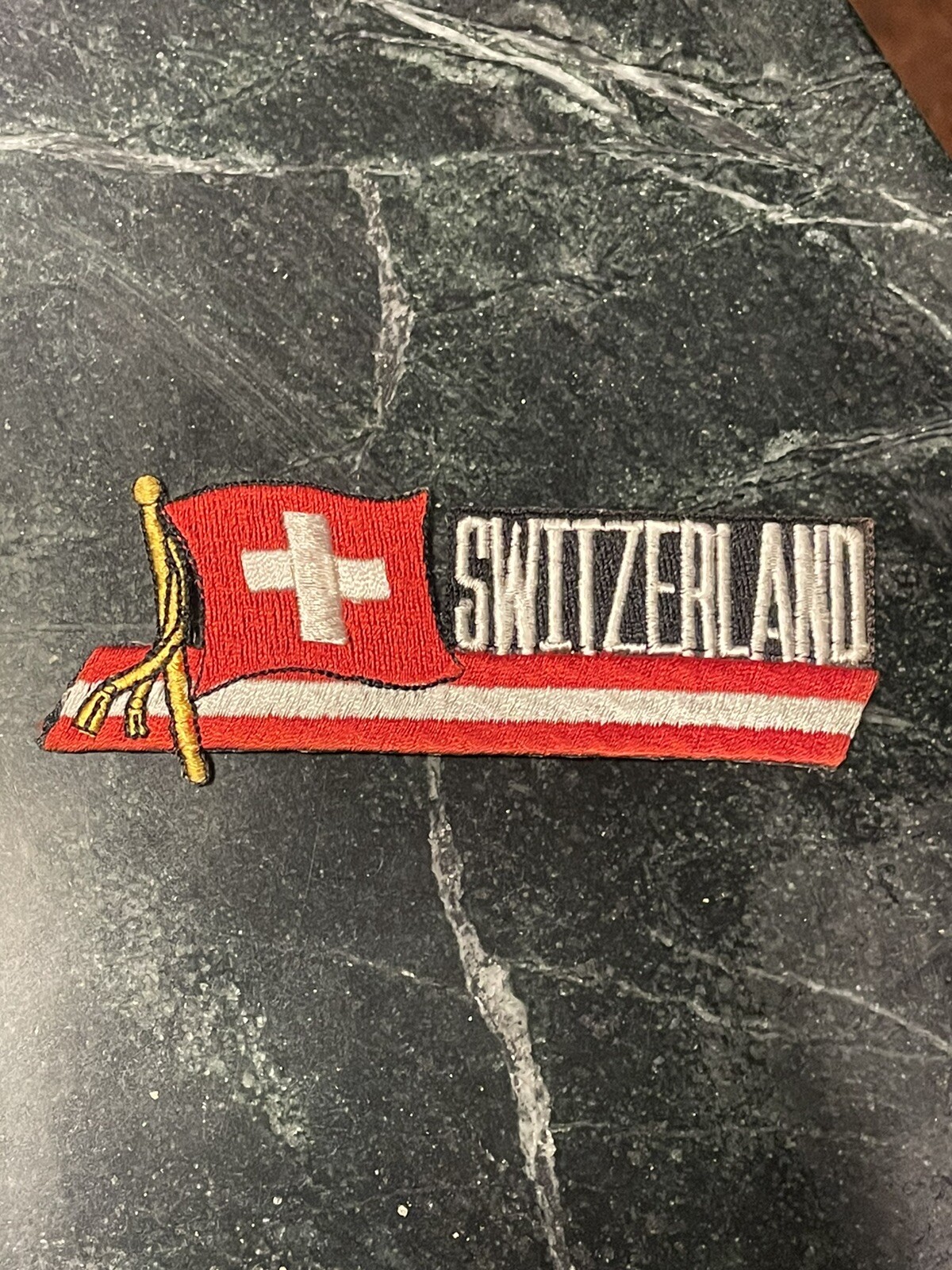Switzerland FLAG PATCH classic iron on embroidered NEW 4.5” 80s | eBay