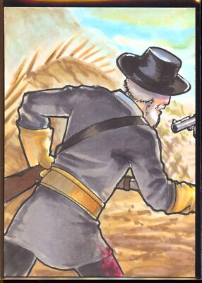 2013 Cult Civil War Chronicles Sketch Card Chesterman Robert E. Lee ...