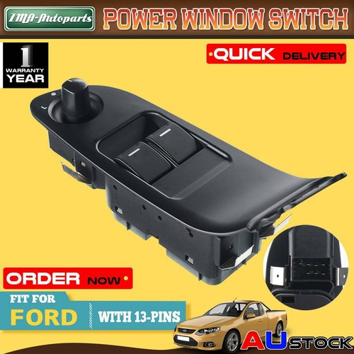 Power Master Window Switch for Ford Falcon FG 2008-2011 Ute 2 Buttons ...