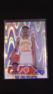 Xavier Booker 2023 Topps Chrome Ray Wave Refractor McDonald's All ...