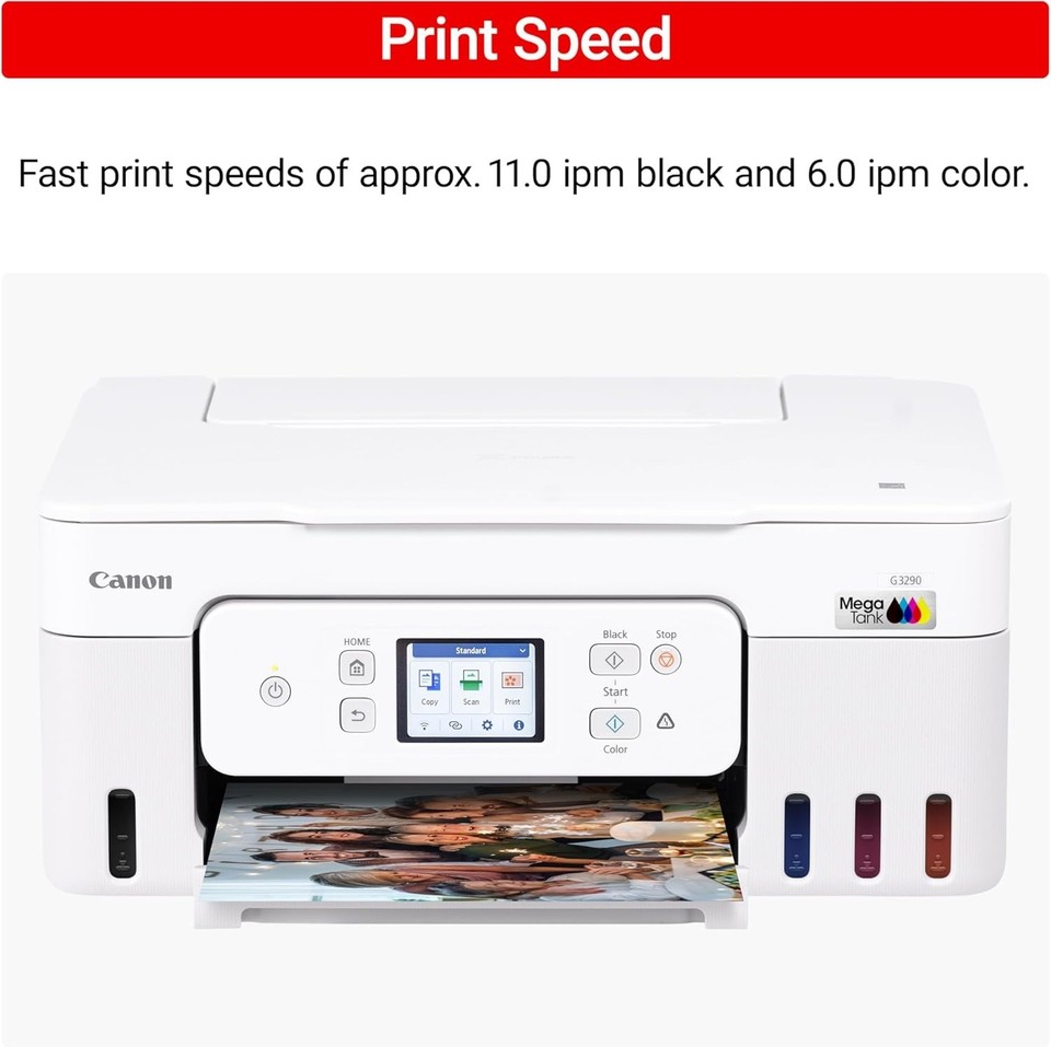 Canon Megatank G3290 All-in-One Wireless Supertank [Megatank] Printer ...