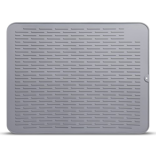 Extra Large Silicone Dish Drying Mat - XL Size 23' x 18' Dish Rack Mat ...