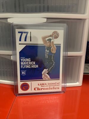 LUKA DONCIC 2018-19 PANINI CHRONICLES YOUNG MAVERICK FLYING HIGH ROOKIE ...