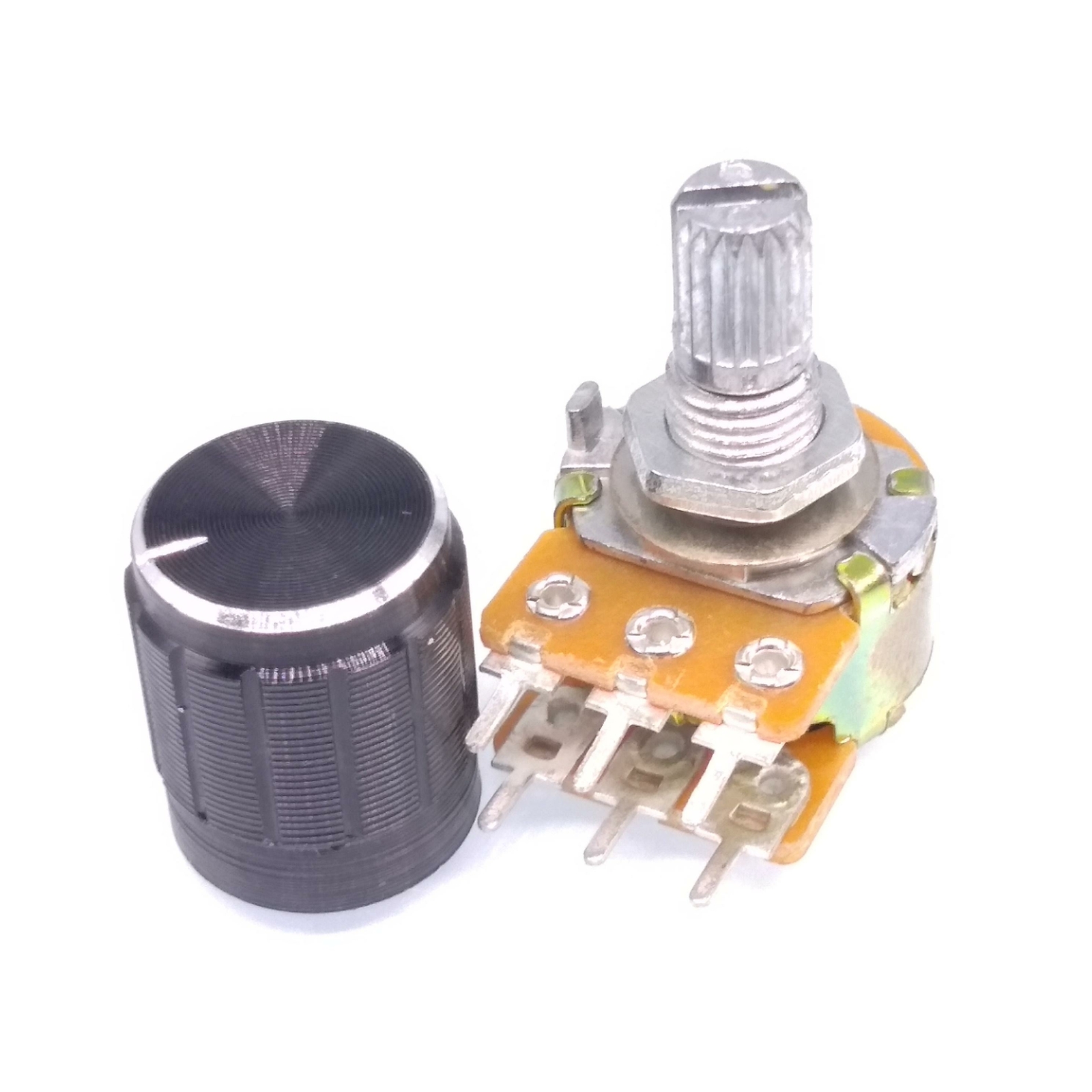 10 Units 10K B10K OHM Linear Taper Rotary Dual Potentiometer POT Black ...