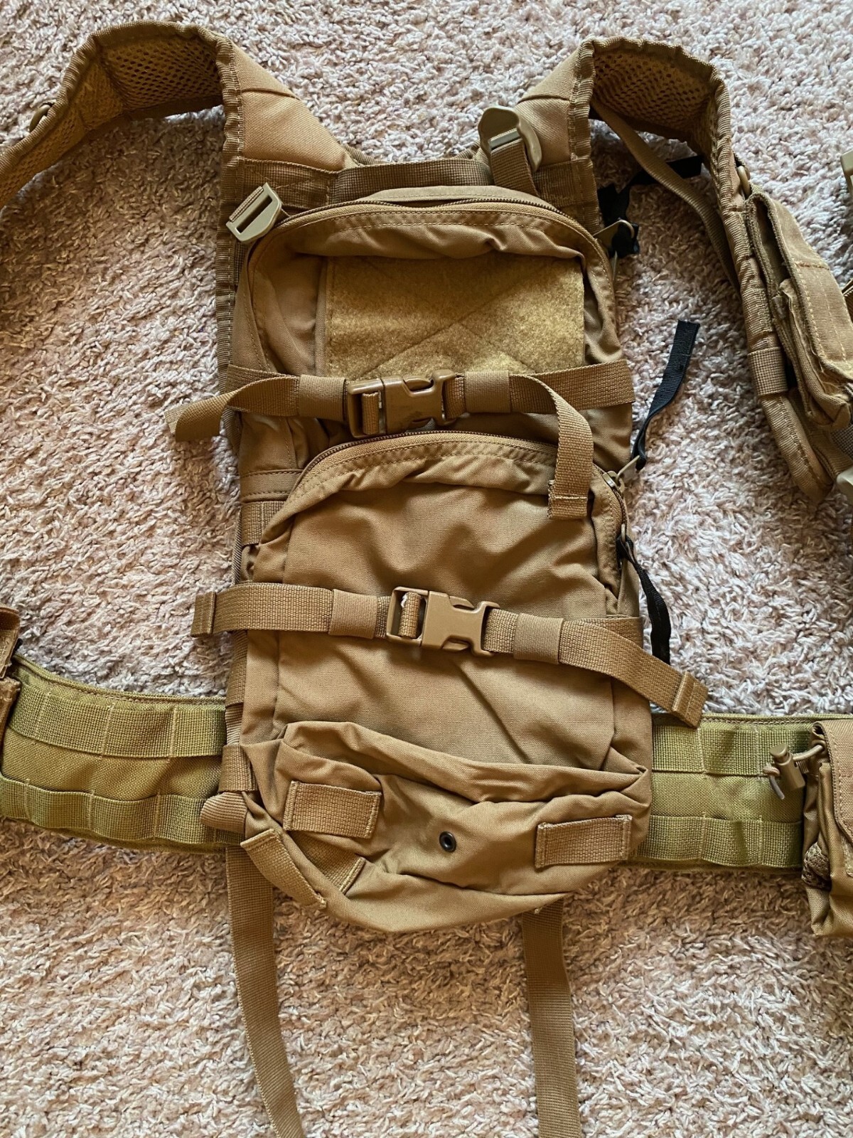Tactical vest/belt molle setup , coyote brown | eBay