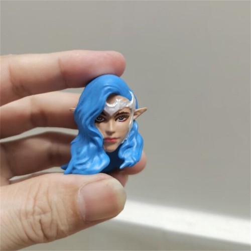 Painted 1/12 Scale The Elves Beauty Girl Head Sculpt Fit 6" Four ...