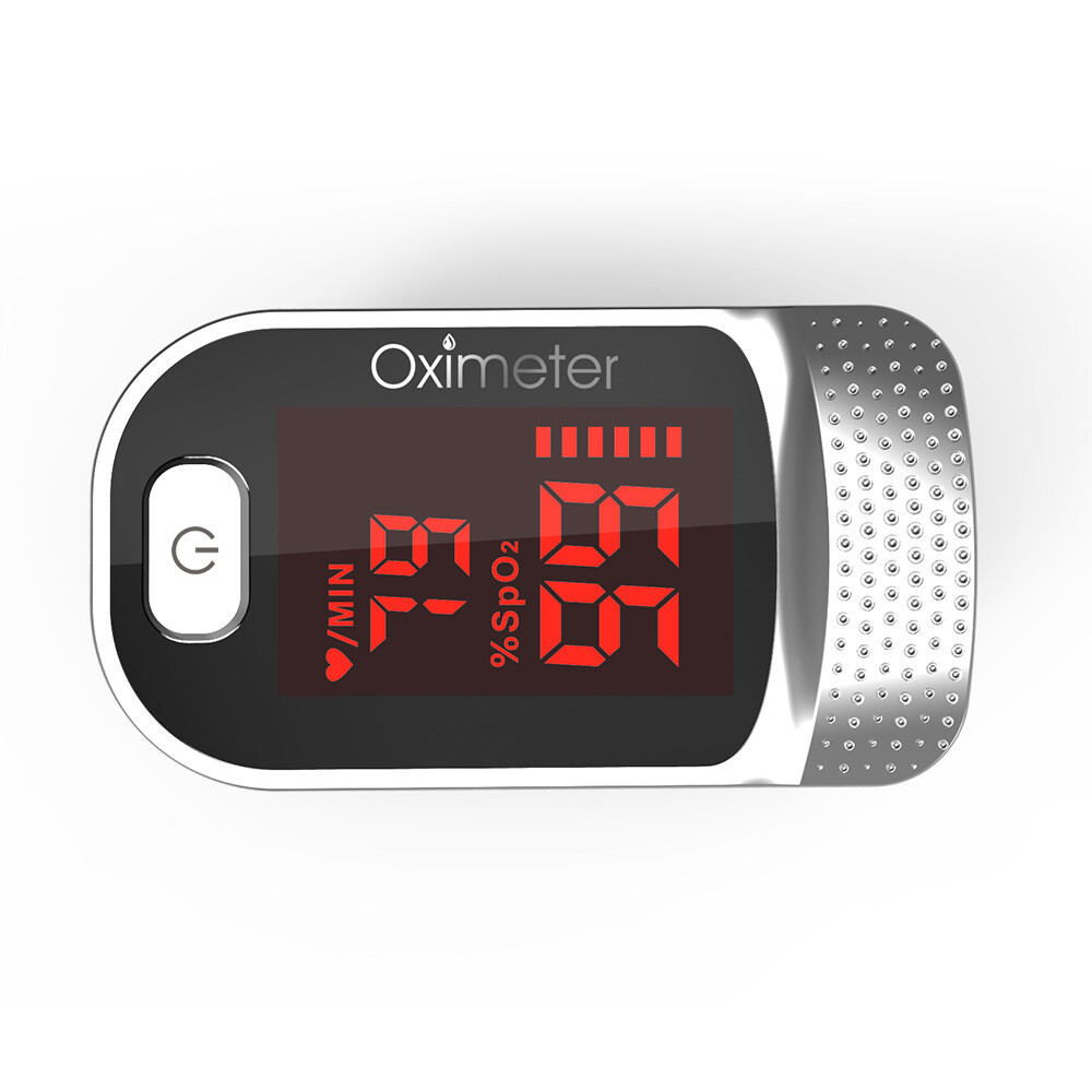 Fingertip Pulse Oximeter LED Display Blood Oxygen Saturation SpO2 ...