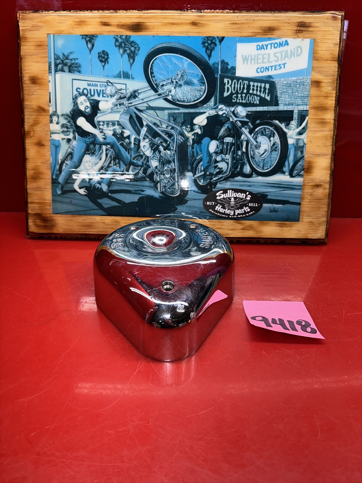 Harley S&S Cycle Tear Drop 378 Air Cover Carb Carburetor Cleaner B E ...