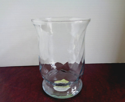 Colony Crafts 8" Glass Hurricane Vase Optic, Wedding Floral Arrang ...