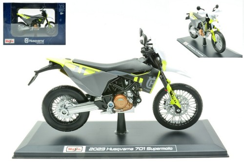 Scale Model Motorcycle 1:12 Husqvarna Husky 701 Supermoto 2023 Vehicles ...