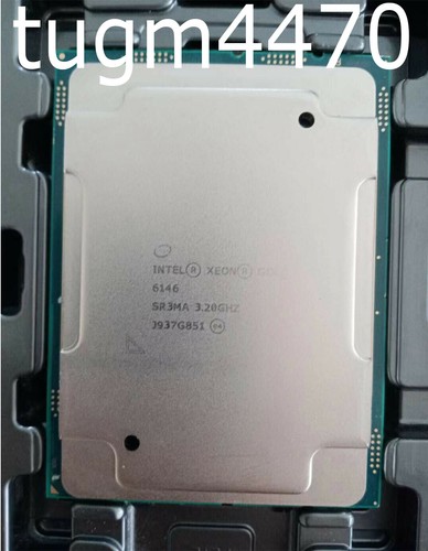 Intel Xeon Gold 6146 CPU processor 12 core 3.20ghz 24.75mb 165w lga ...